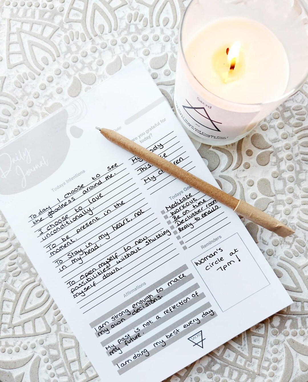 A5 Daily Desk Journal - Etsy