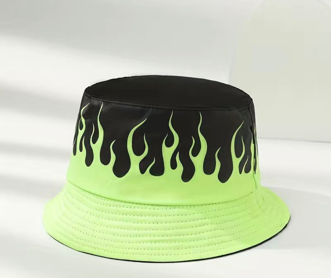 Flames Bucket Hat - Etsy