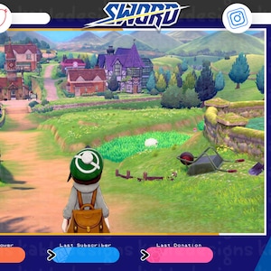 Pokémon Sword - Overlay for Twitch/youtube - Etsy