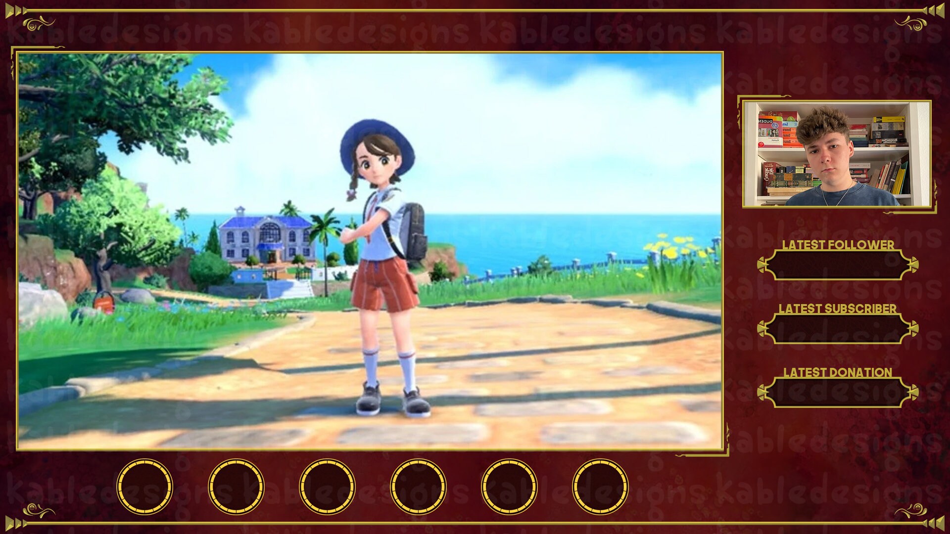 Pokémon Scarlet - Overlay for Twitch/youtube - Etsy