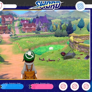 Pokémon Sword - Overlay for Twitch/youtube - Etsy