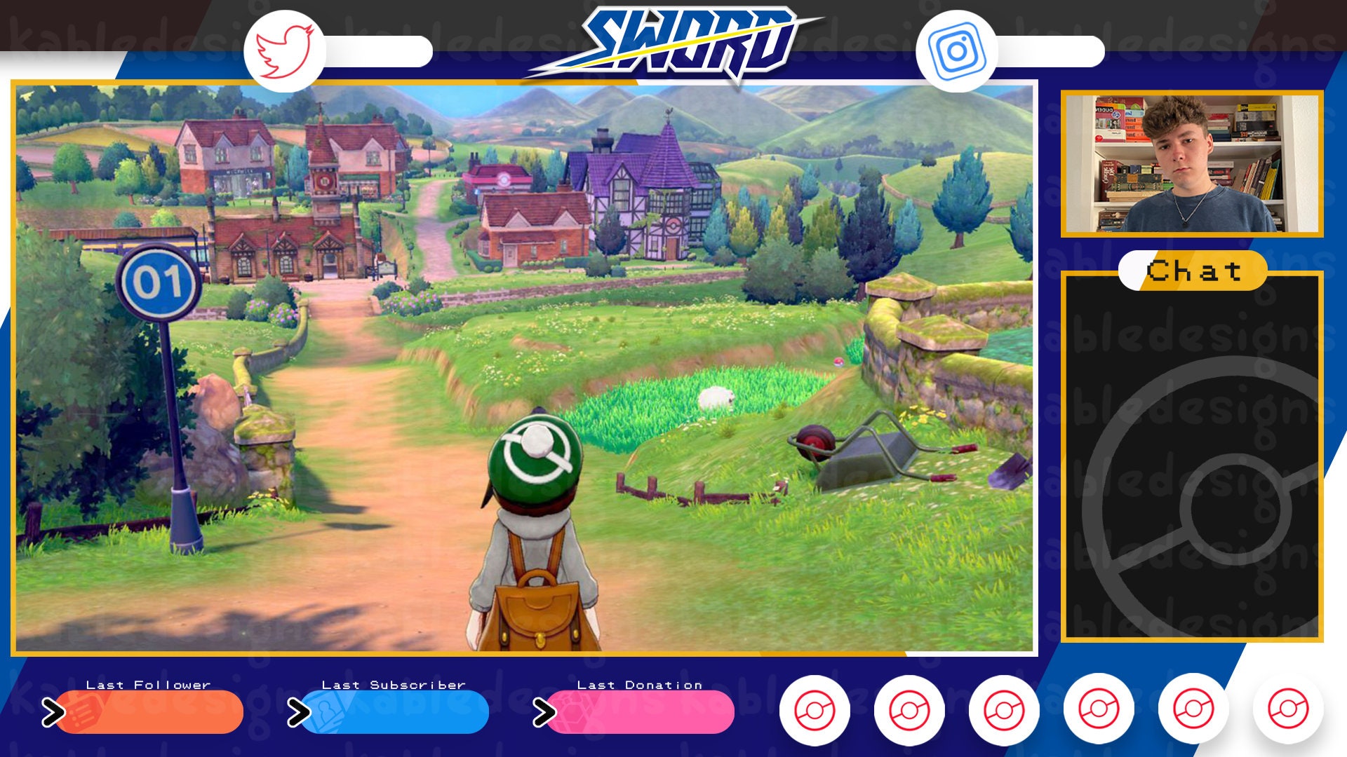Pokémon Sword - Overlay for Twitch/youtube - Etsy