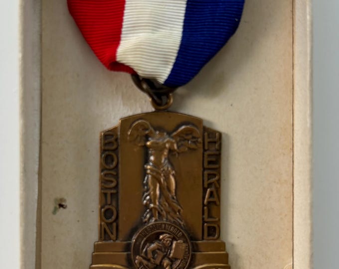 1947 Boston Herald Newspaper Champion Spelling Bee Medal - Etsy