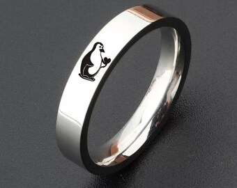 Penguin Ring - Etsy
