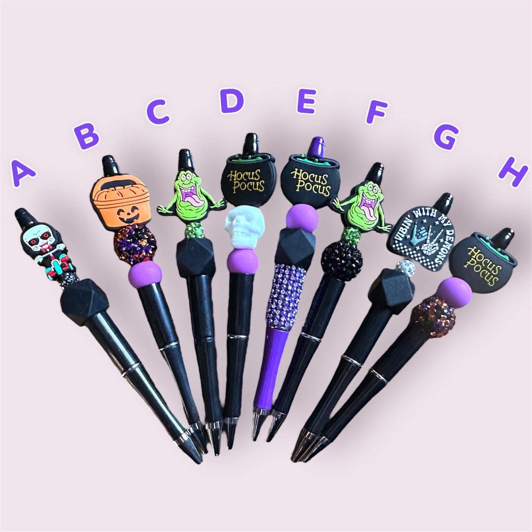 Beaded Character Pens, Horror, Scary, Cute and Funny, Gifts, Party ...