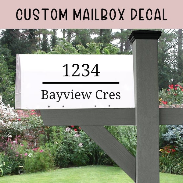 Mailbox Sticker - Etsy