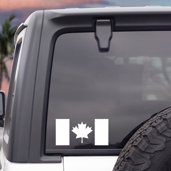 Canadian Flag Car Decals - Etsy