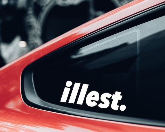 Red Illest Sticker
