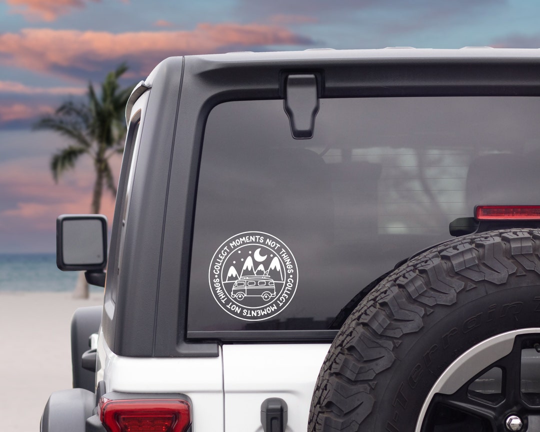 Adventure Vinyl Decal | Mountain Decal | Camper Van Decal | Explore ...