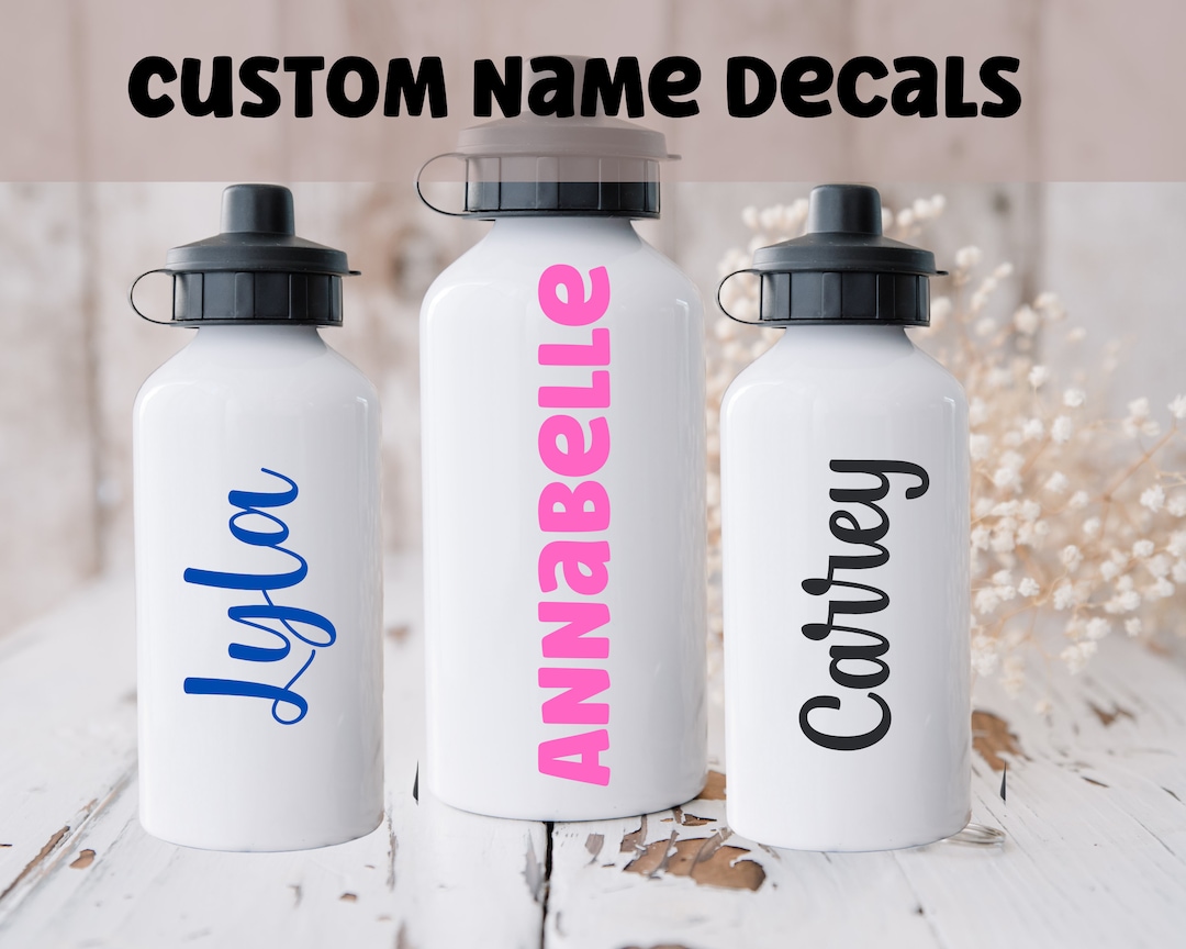 Vinyl Name Decals, Custom Name Stickers, Tumbler Names, Personalized ...