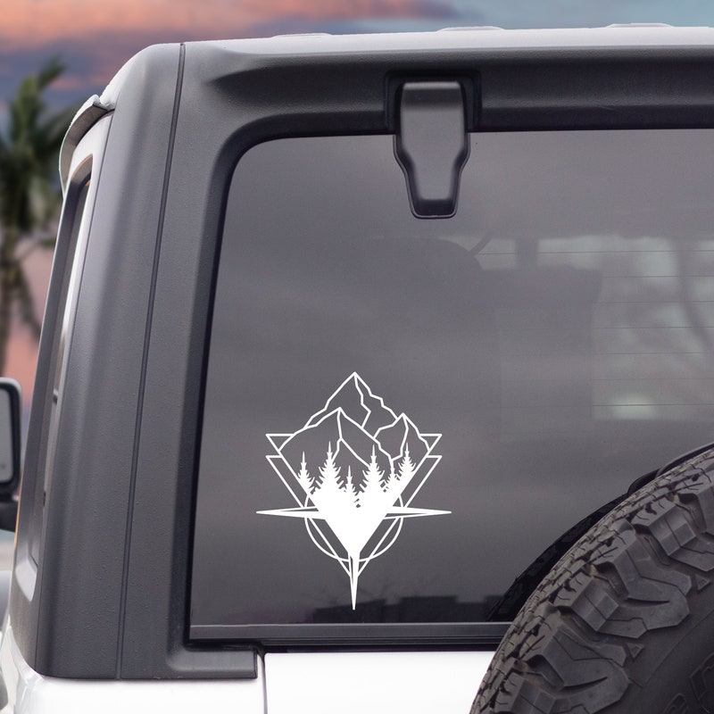 Mountain Decal - Etsy