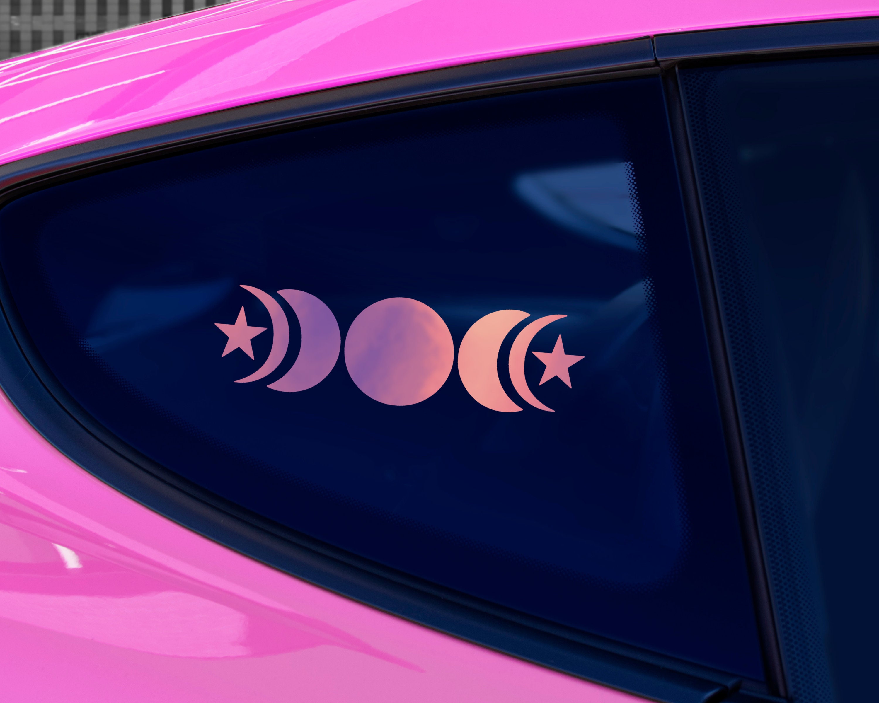 Moon Phase Decal for Cars Windows Water Bottles Tumblers - Etsy