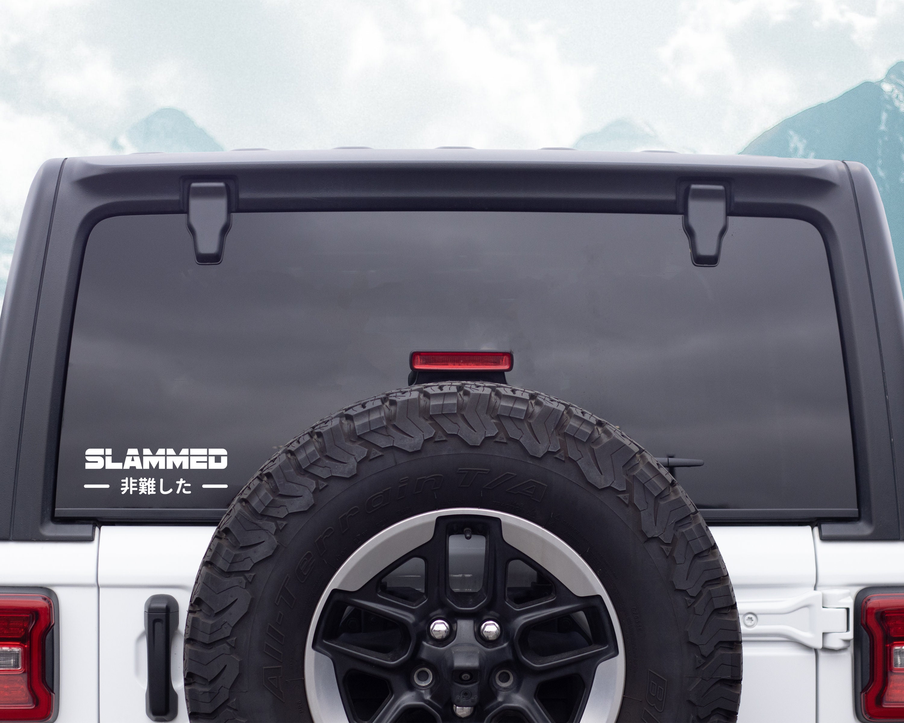 Slammed Vinyl Car Decal, JDM Vinyl Decals, Japanese Car Decal, Kanji ...