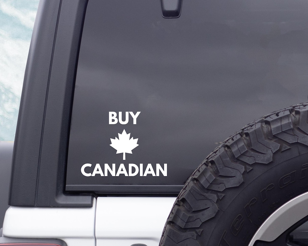 Buy Canadian Sticker, Canada Vinyl Decal, Shop Local, Made in Canada ...