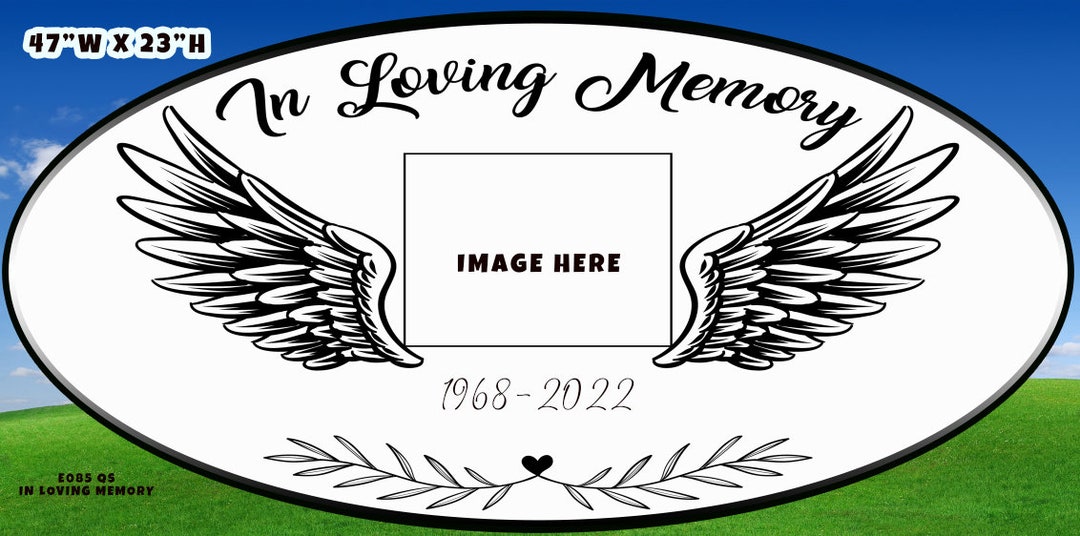 Personalized Custom in Loving Memory Celebration of Life - Etsy