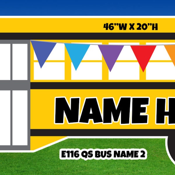 School Banner - Etsy