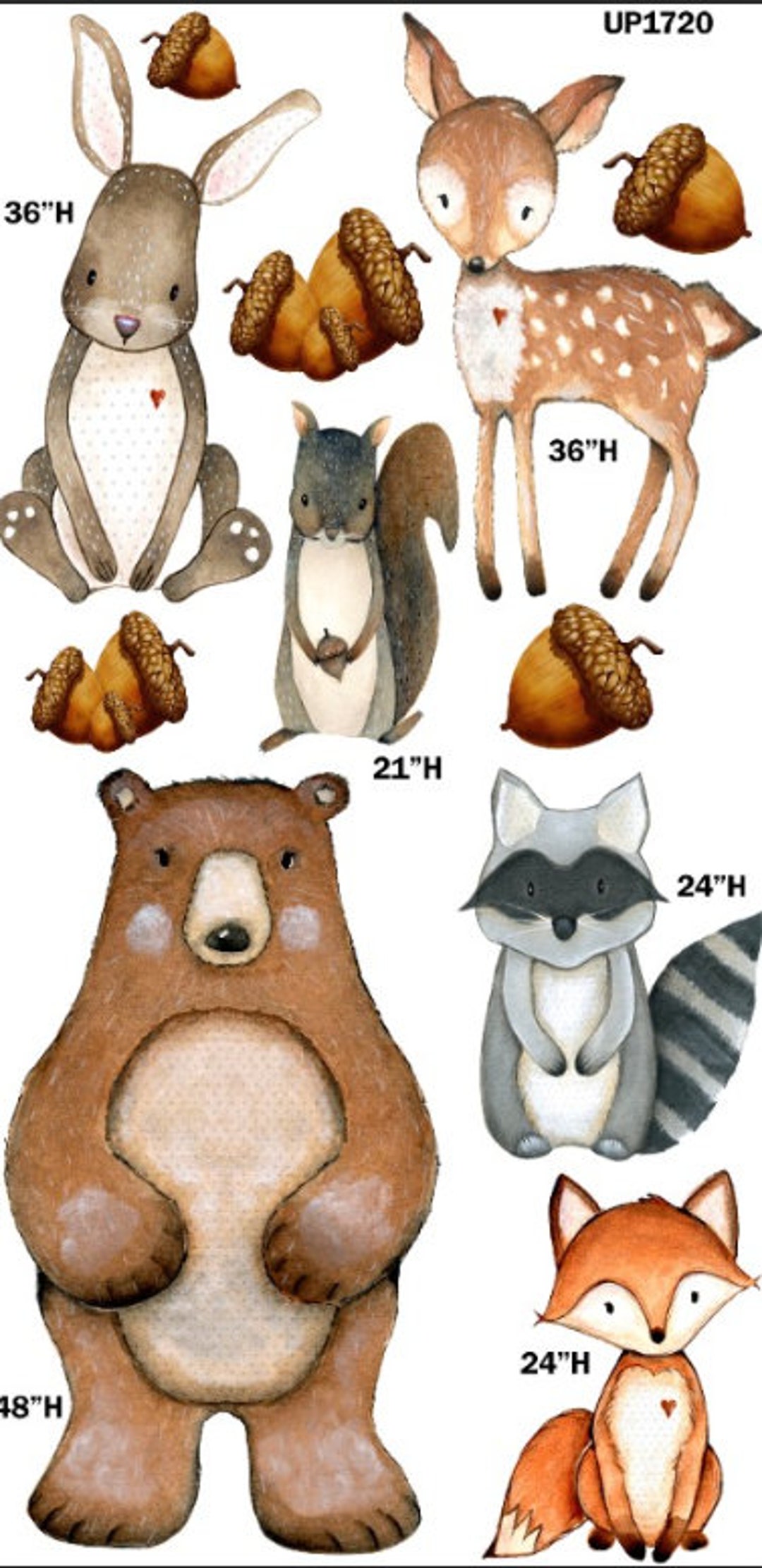 Woodland Forest Animals, Baby Shower,coroplast Yard Cards, Party Decor ...