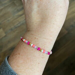 Swear Words of Wisdom Beaded Bracelet With 4mm Gold Filled Beads - Cute ...