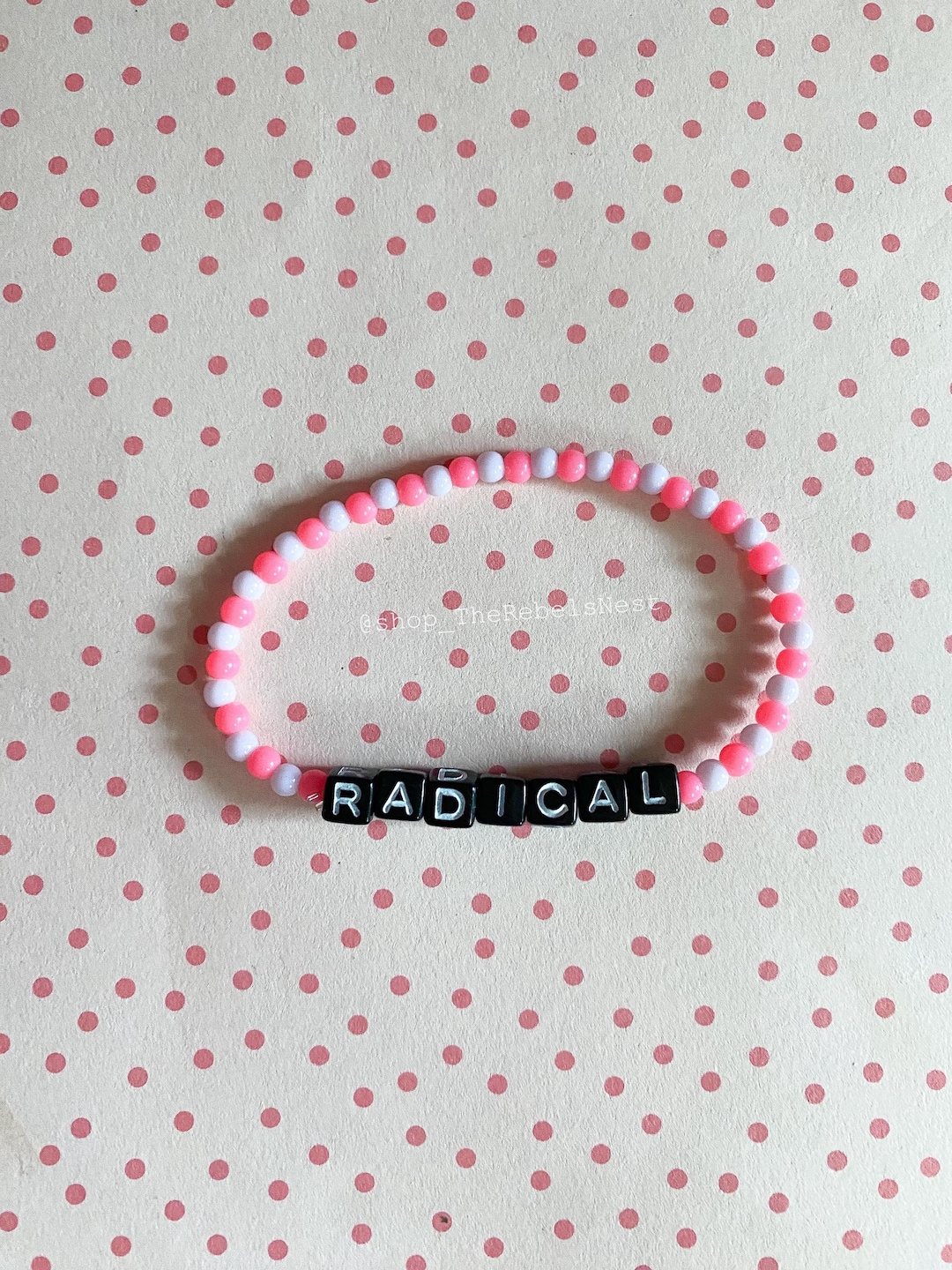 Radical Beaded Bracelet With 4mm Gumball Beads - Etsy
