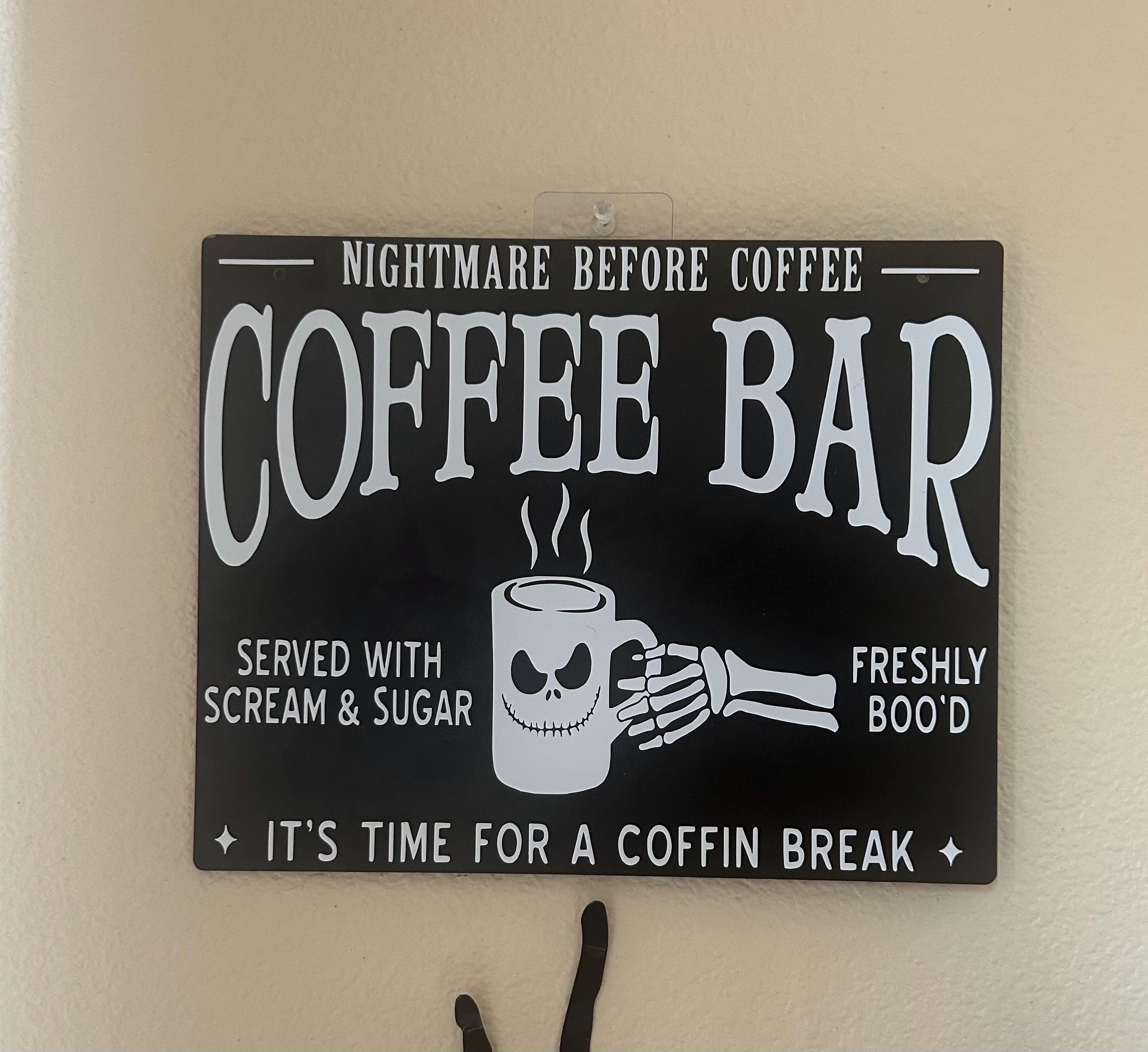 Jack Skellington Coffee Bar Sign - Etsy
