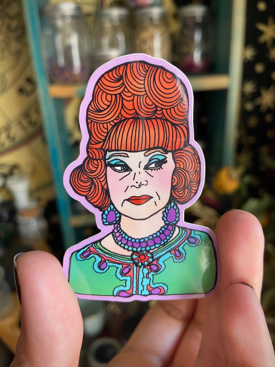 Endora Bewitched Water Bottle Sticker - Etsy