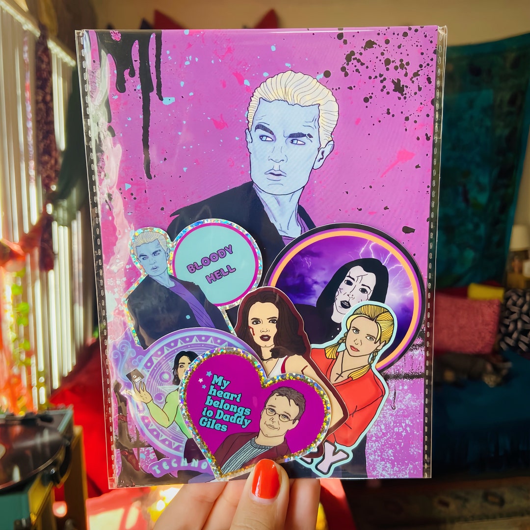 Buffy the Vampire Slayer Sticker 6 Pack for Laptops, Skateboards, Water ...