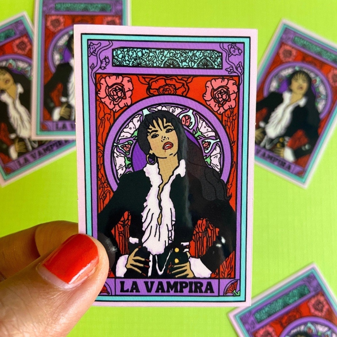 Selena “la Vampira” Water Bottle Sticker - Etsy