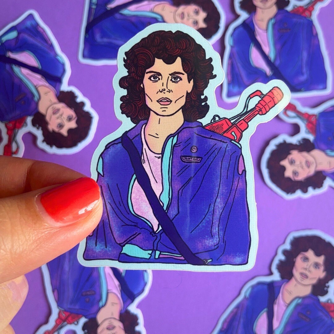 Ellen Ripley Waterproof Sticker Alien Ripley Sticker - Etsy