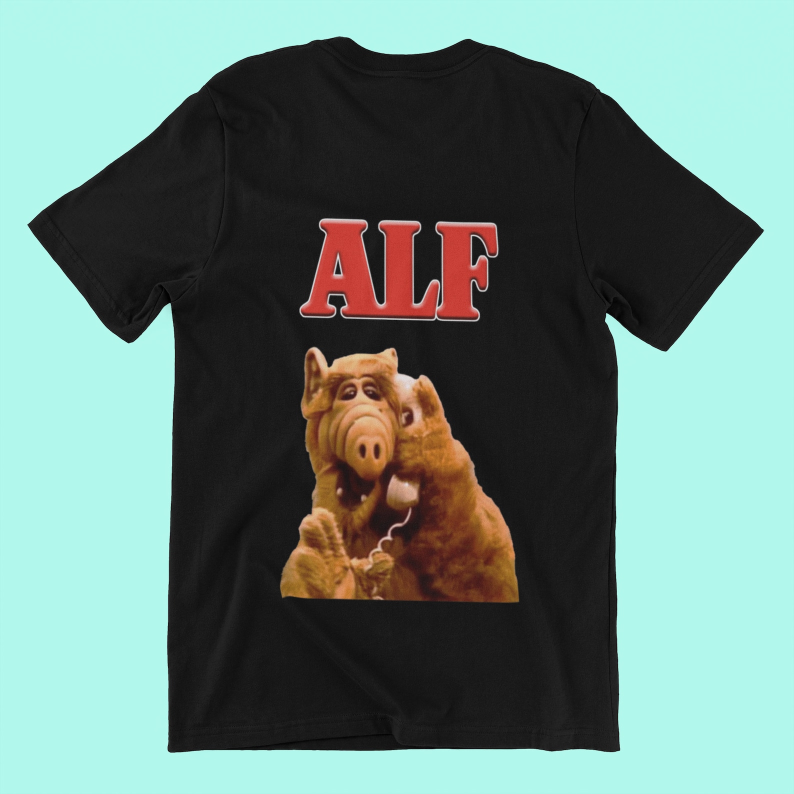 Alf on the Phone 80's Tee Shirt | Alf the Alien Vintage 80's Shirt ...