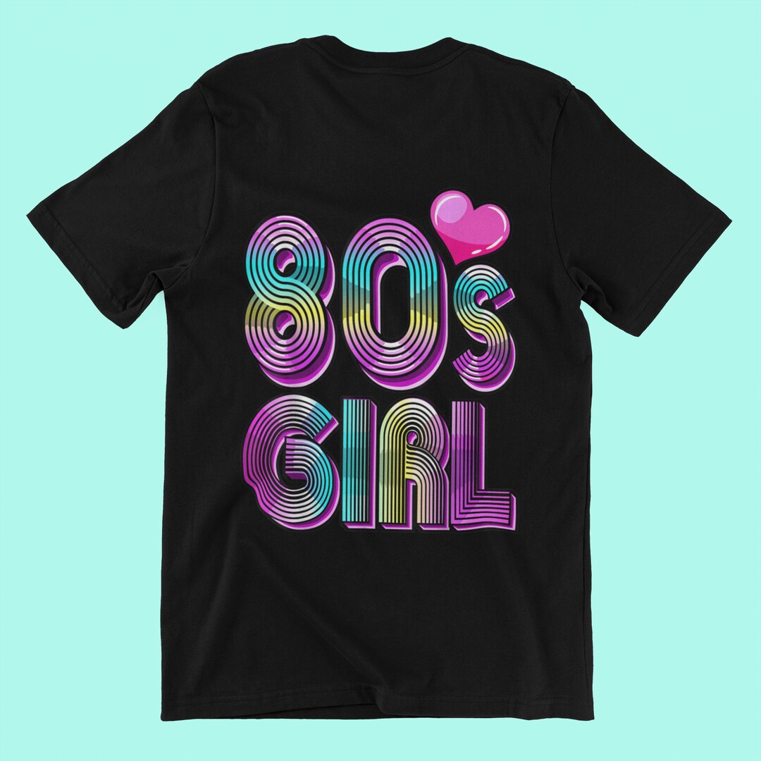 Retro 80's Girl Tee Shirt | Vintage 80's Shirt | 80's T-shirt Girls ...