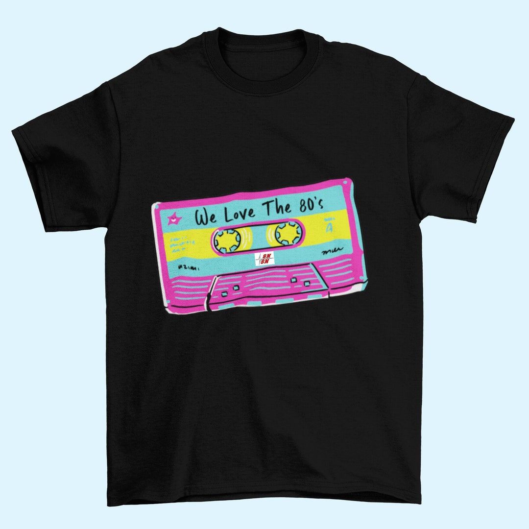 Retro 80's Tee Shirt | Vintage 80's Shirt | Love the 80's T-shirt - Etsy