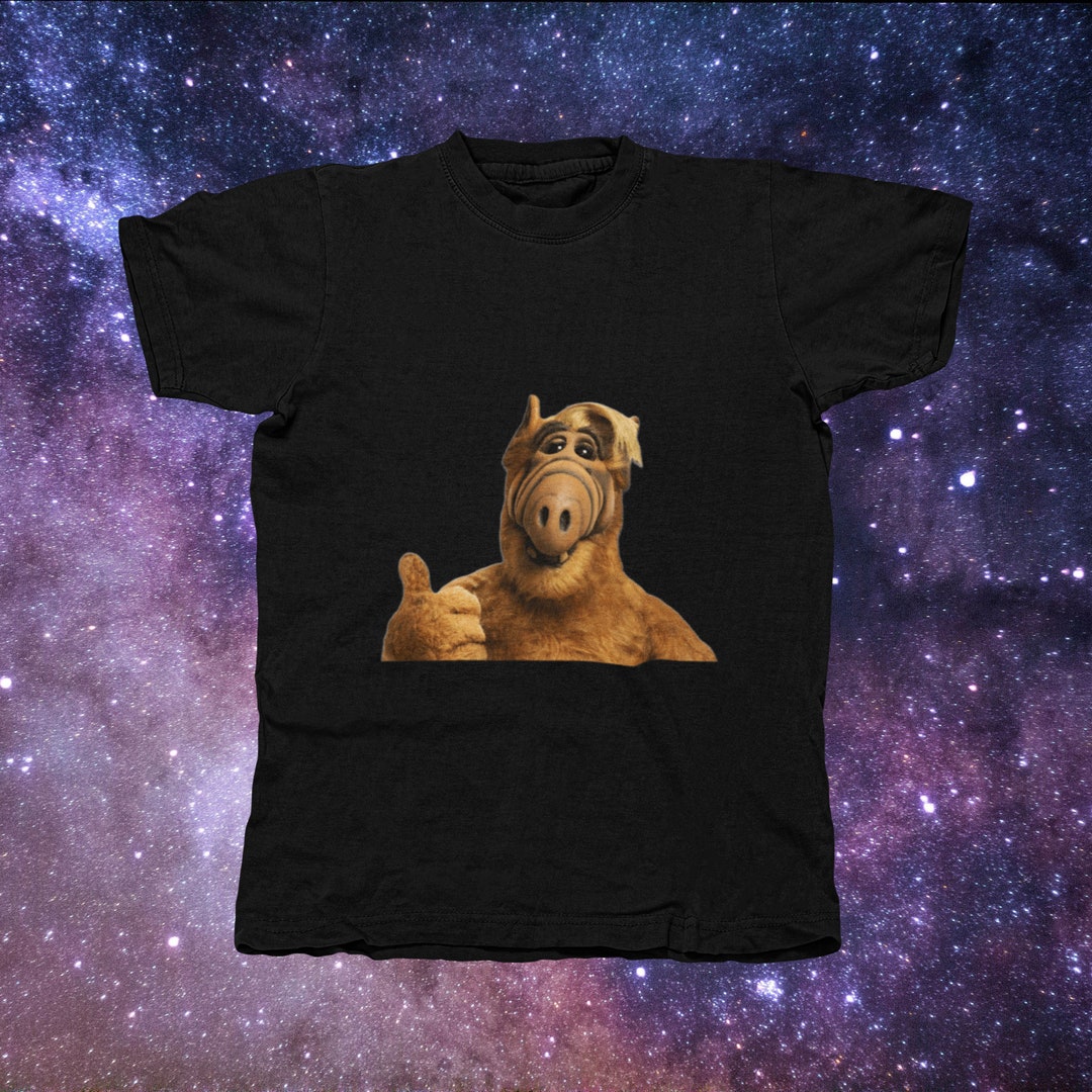 Alf Retro 80's Tee Shirt | Vintage Alf the Alien 80's Shirt | Alf 80's ...