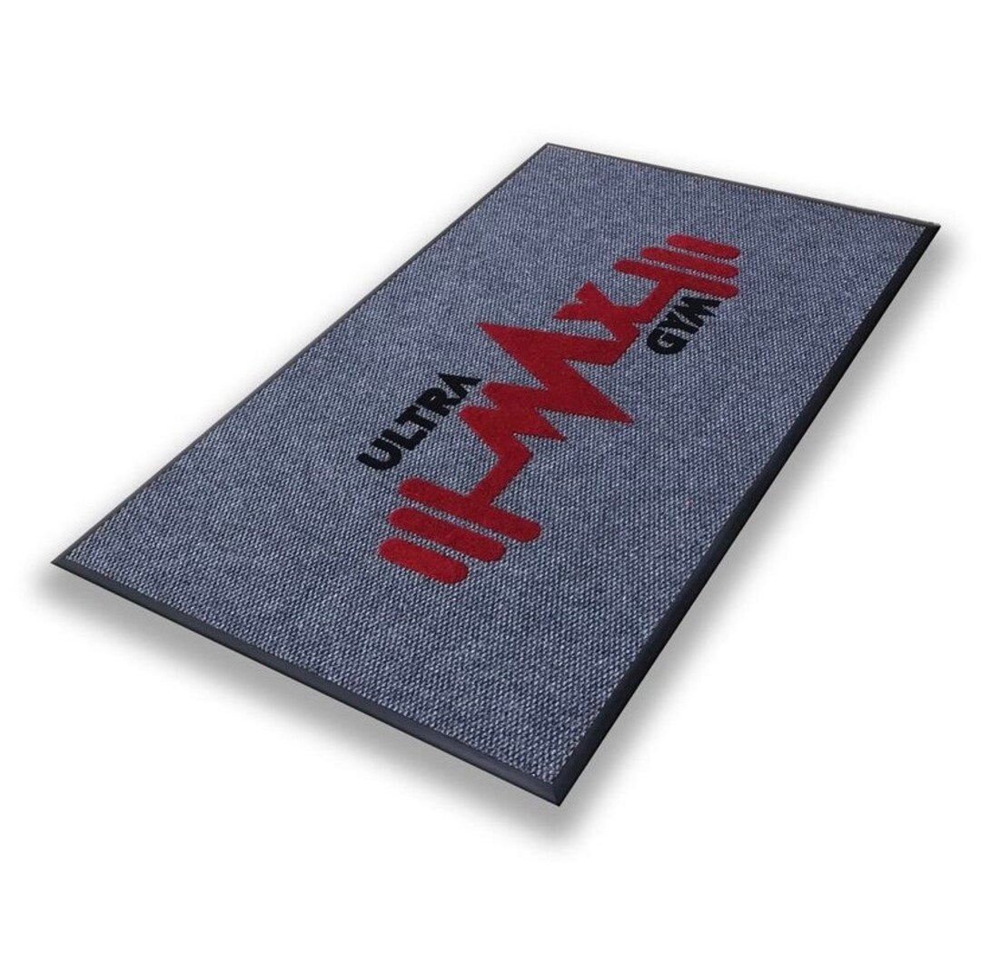 Custom Logo Gym Doormat: Non-slip Fitness Studio Elegant Entrance Mat ...