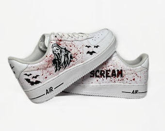 Ghostface Nike Air Force 1 - Etsy