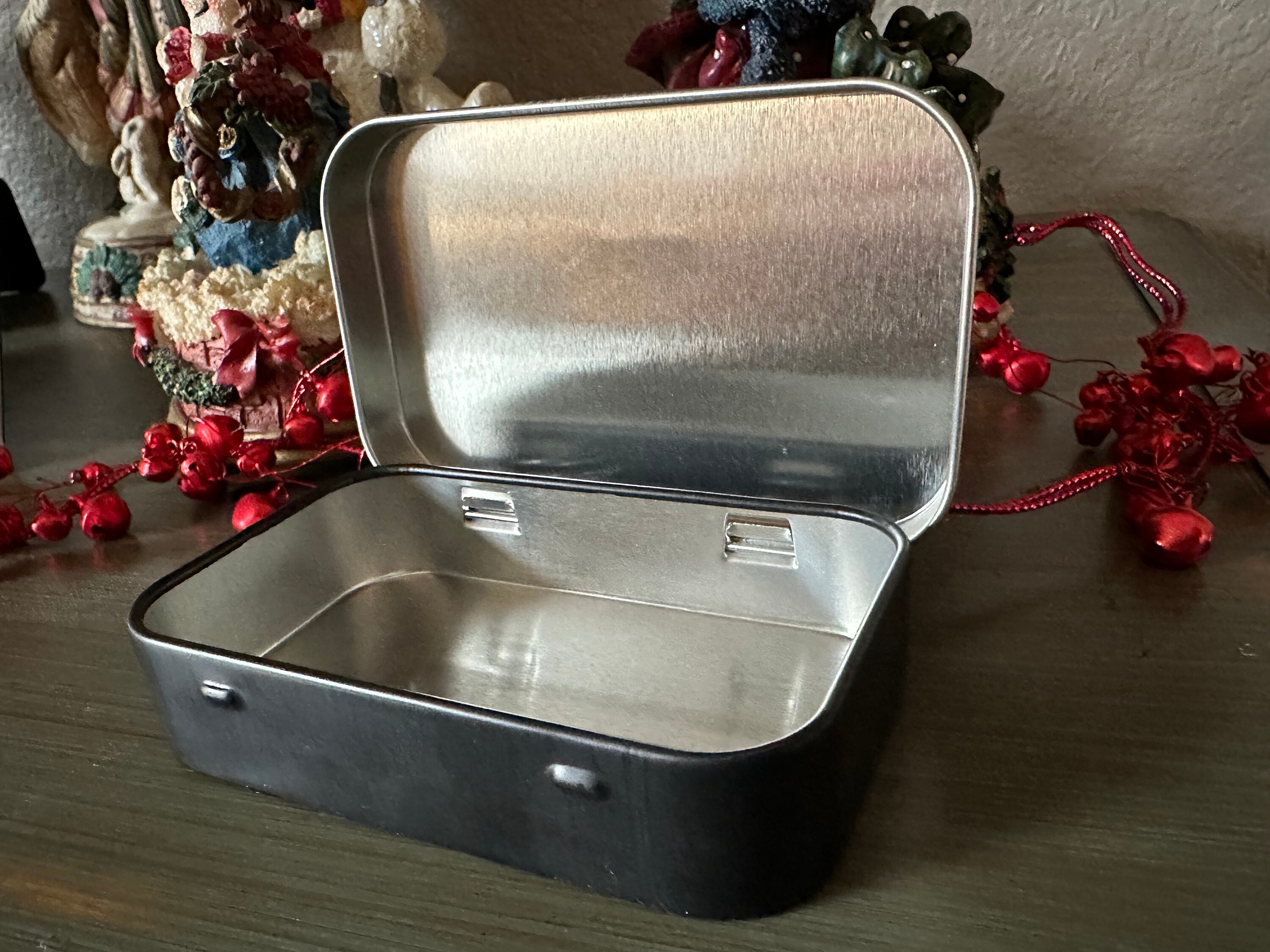 Custom Printed Metal Tin Engraving | Black Matte | Add a Special ...