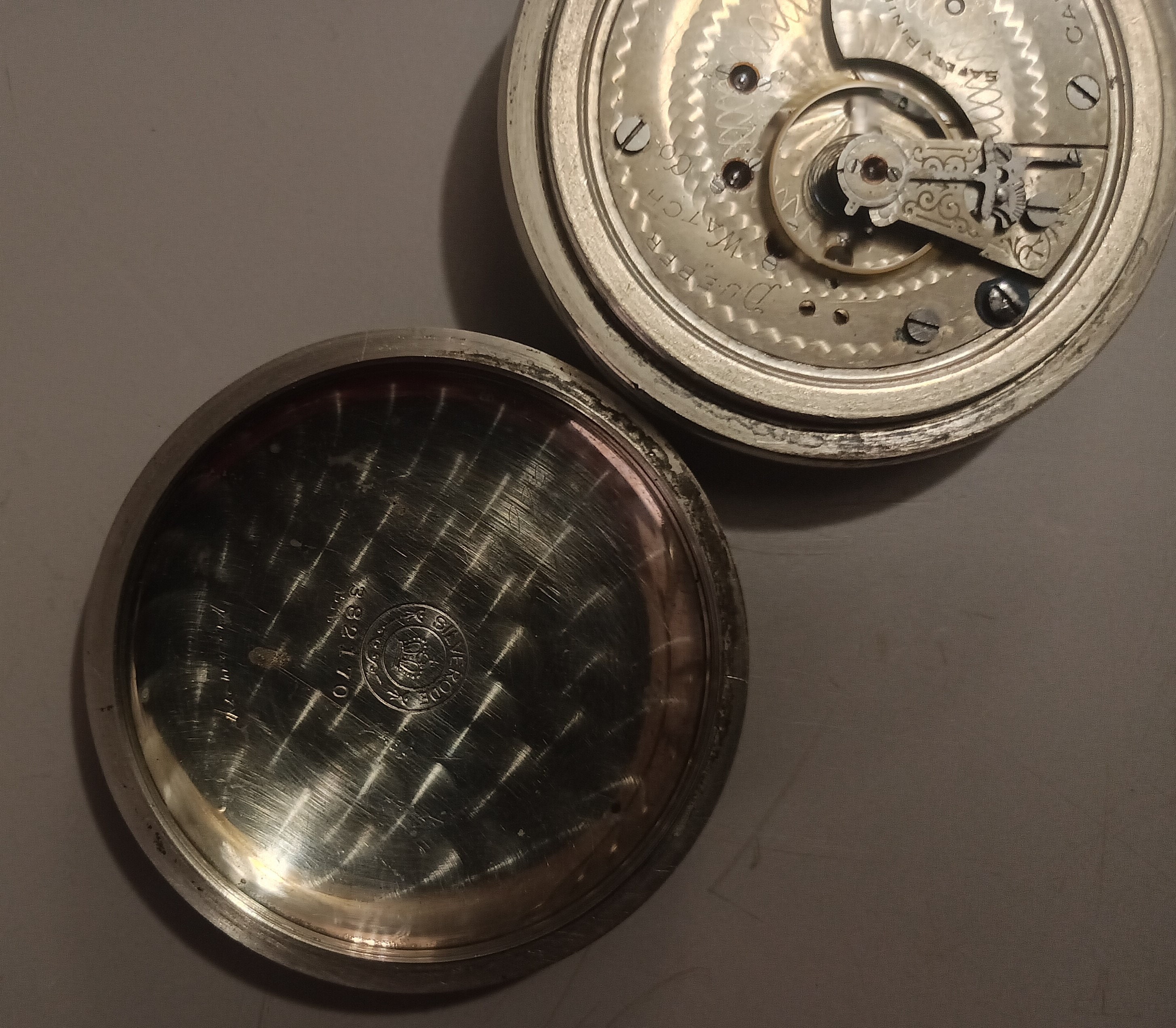 1902 Dueber Watch Co. hampden Watch 18s Jewelled Pocket Watch. Running ...