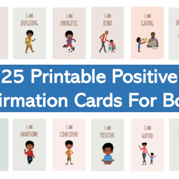 Positive Affirmations for Kids - Etsy