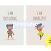Positive Affirmation Cards for Black Girls Motivational - Etsy