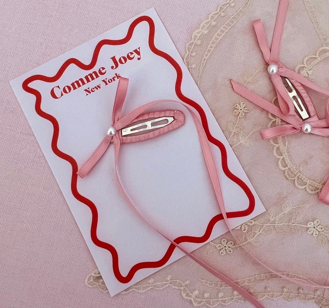 Long Bows, Ballerina Bows, Pink Bows, Longtail Bows, Hairpin, Pearl ...