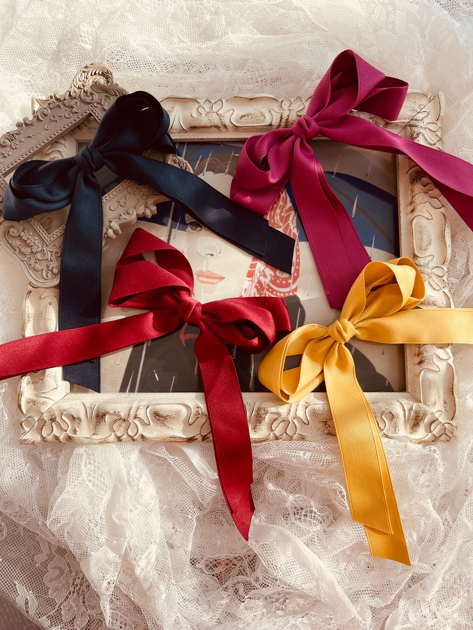 Classic Long Tail Hair Bows,long Hairbows, Hair Bow Long Tail,french ...