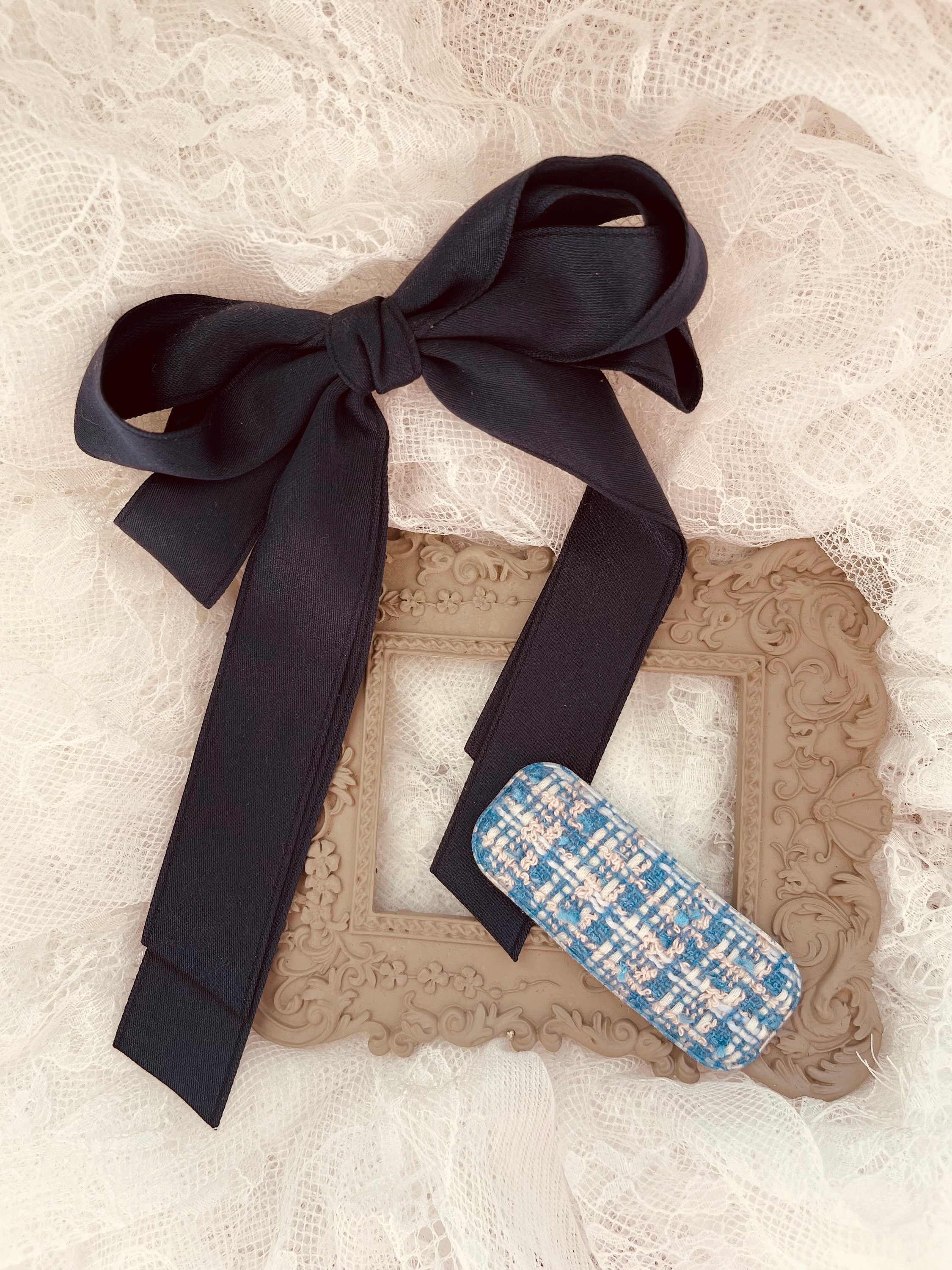 Classic Long Tail Hair Bows,long Hairbows, Hair Bow Long Tail,french ...