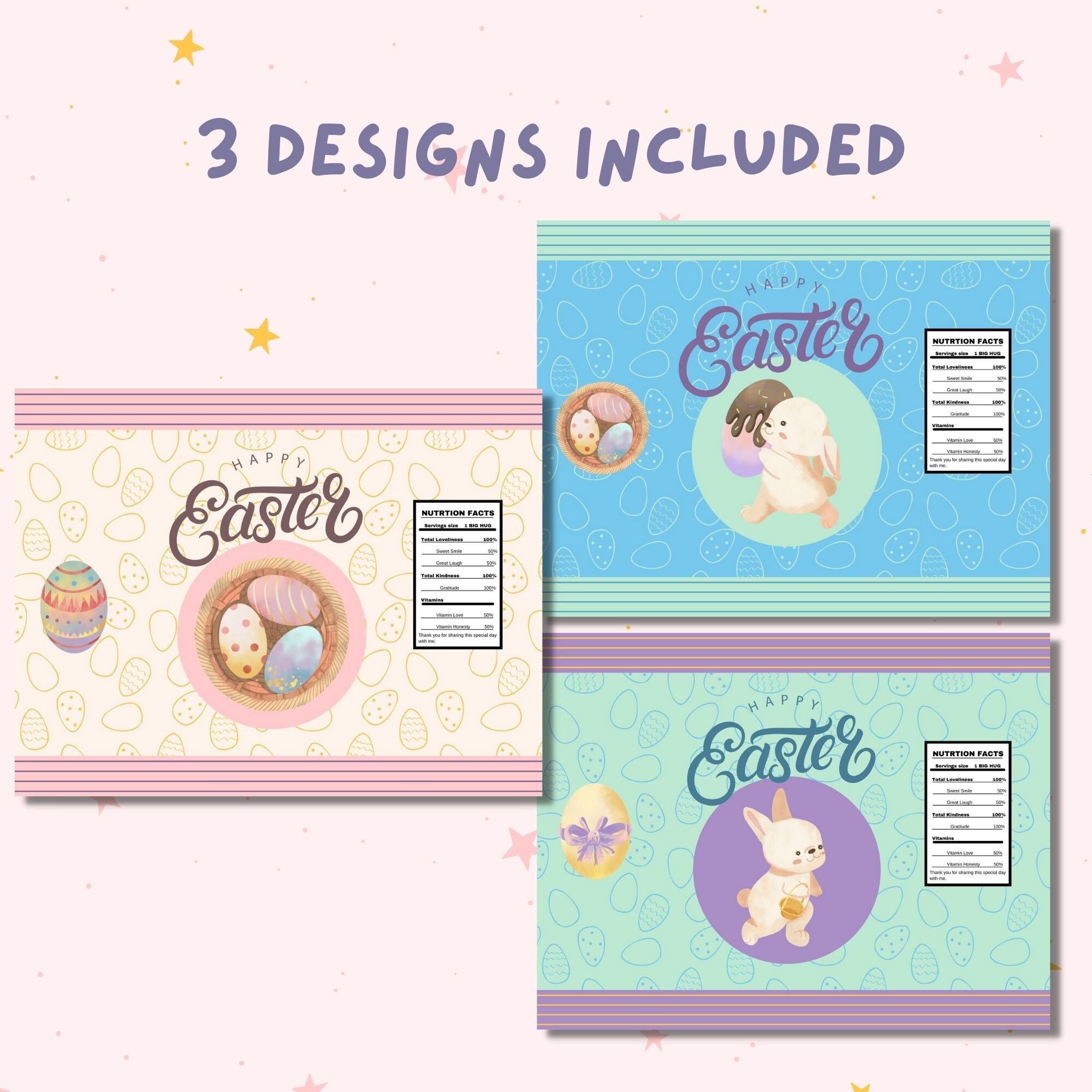 Easter Treat Bag - Easter Bunny - Easter Chip Bag - Easter Favours ...