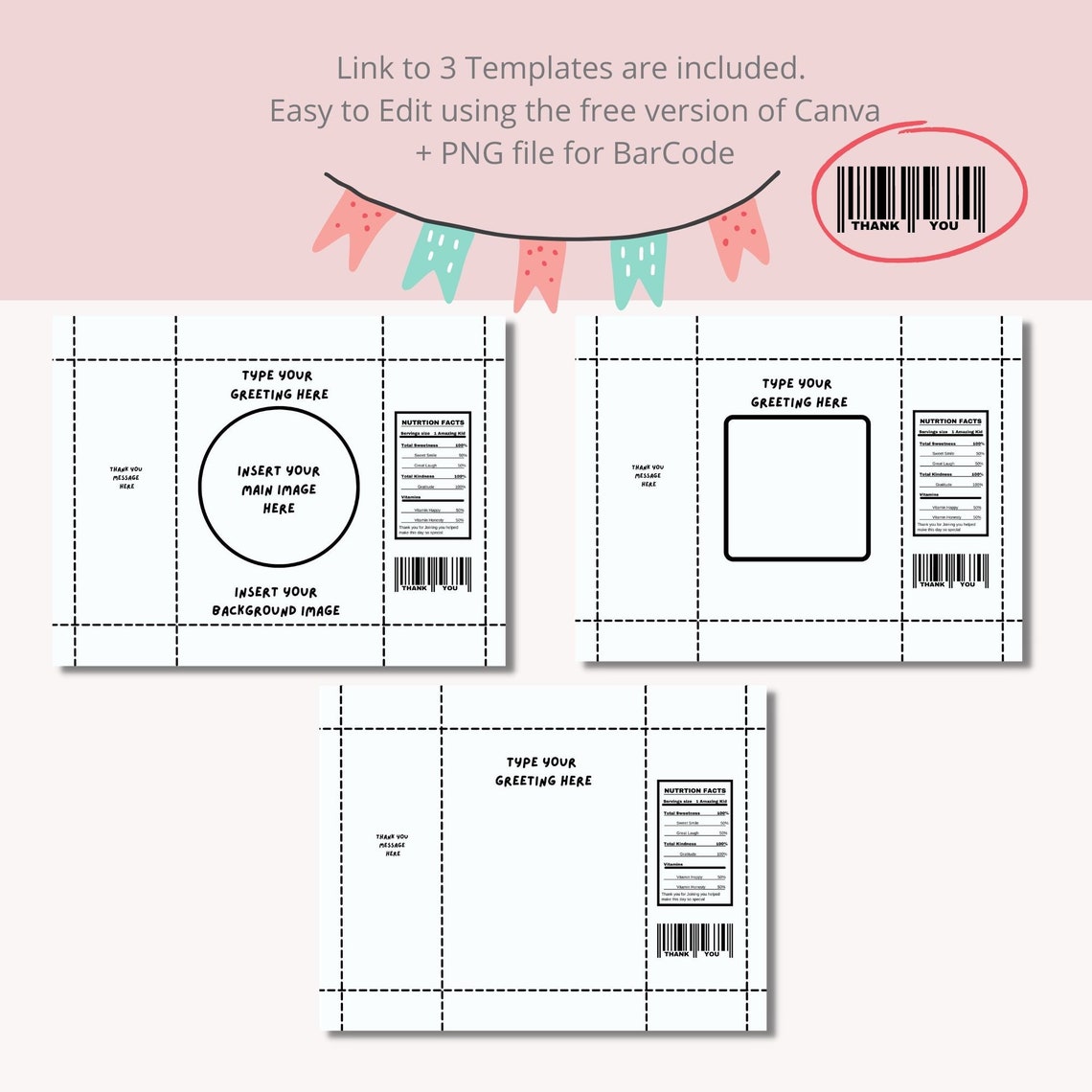 Canva Chip Bag Template Printable Templates