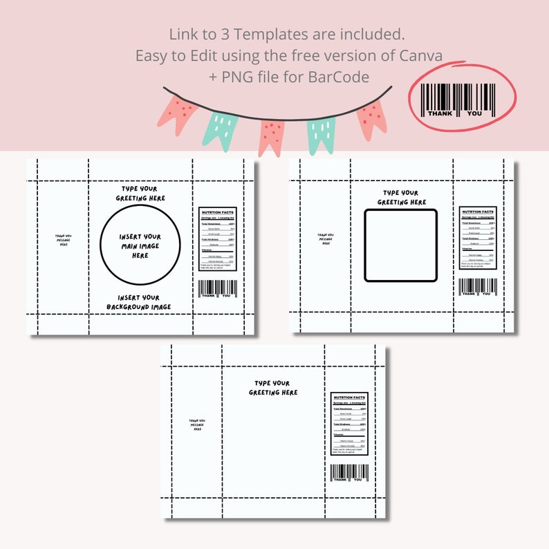 Chip Bag Template, Canva Chip Bag Template, Instant Download, DIY Chip ...