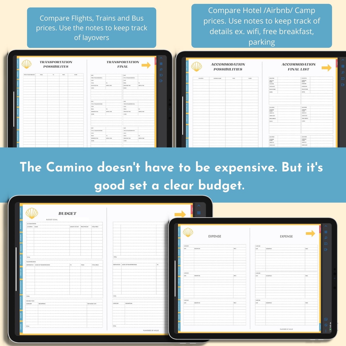 Camino De Santiago - Buen Camino - Digital Journal - Camino Gift - Etsy