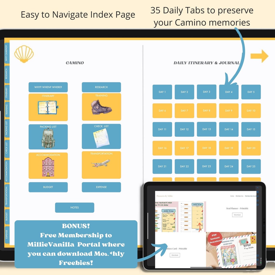 Camino De Santiago Buen Camino Digital Journal Camino - Etsy