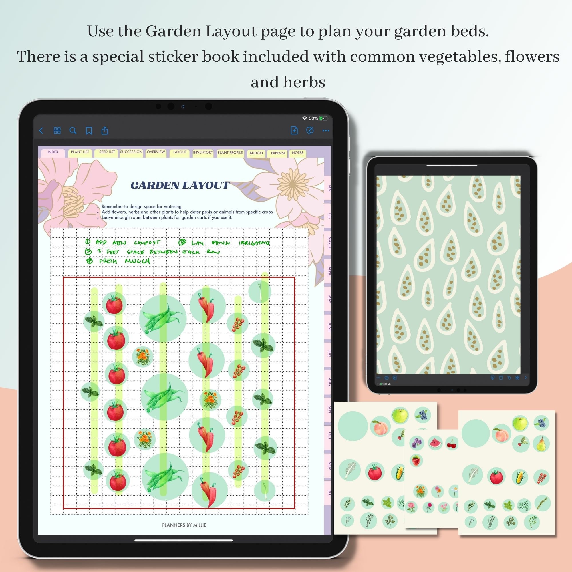 Goodnotes Garden Notebook Digital Vegetable Garden Journal Plant Care ...