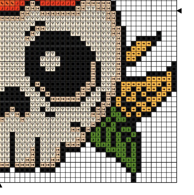Skull Cross Stitch Pattern Halloween Skull Cross Stitch PDF - Etsy