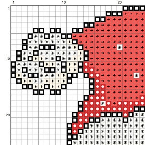 Christmas Santa Cross Stitch Pattern Christmas Cross Stitch Printable ...