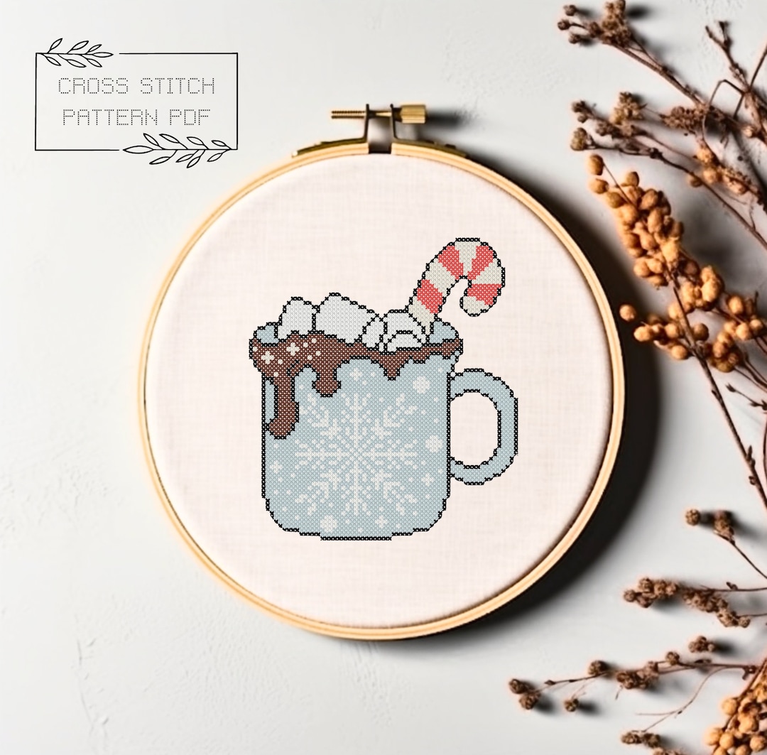 Christmas Cross Stitch Pattern Christmas Cross Stitch Chart Christmas ...